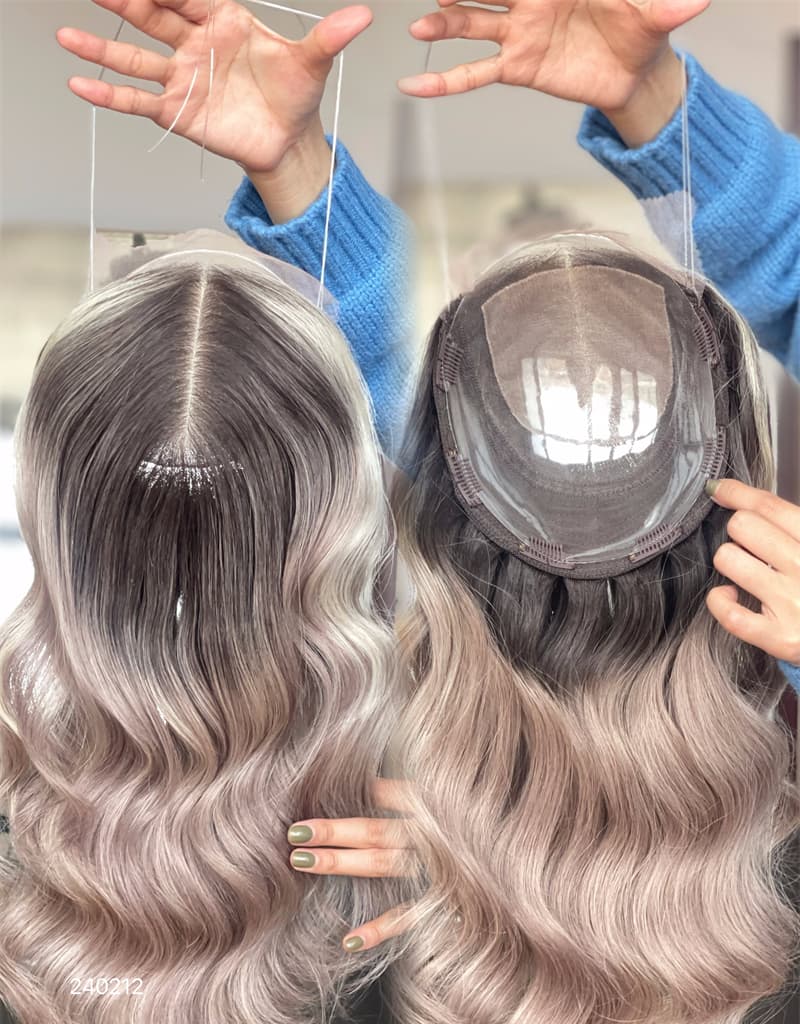 16inch 5*5 Lace Front +8*8 Toppers – SHY HAIR